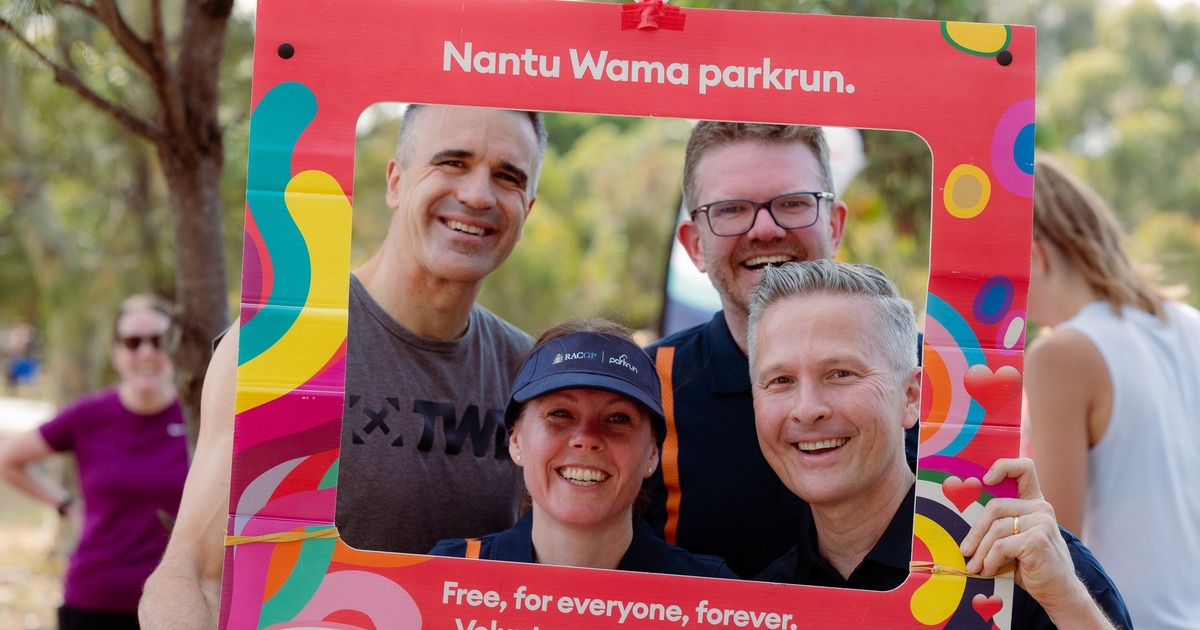 RACGP - President and Premier hit the parkrun trail