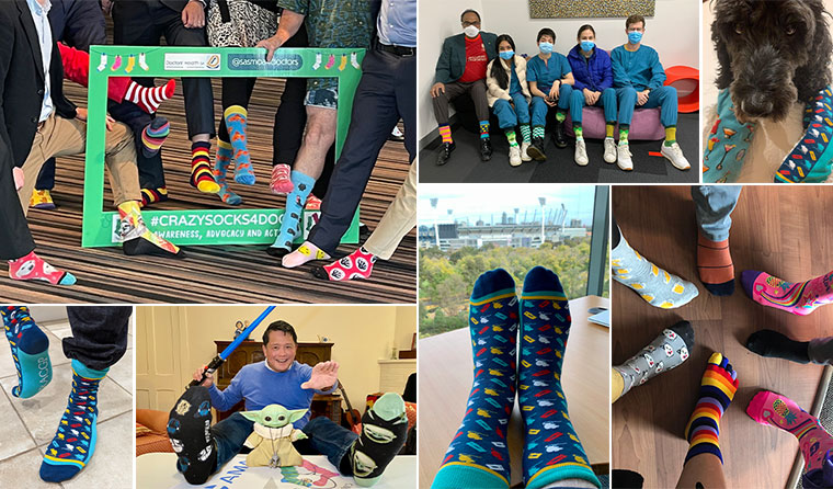 Doctors across Australia and the world have donned crazy socks in a ...
