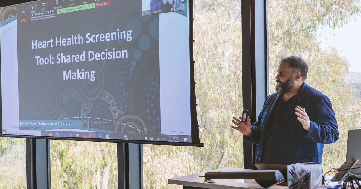 RACGP - New tool could ‘change the trajectory’ of Indigenous heart consults