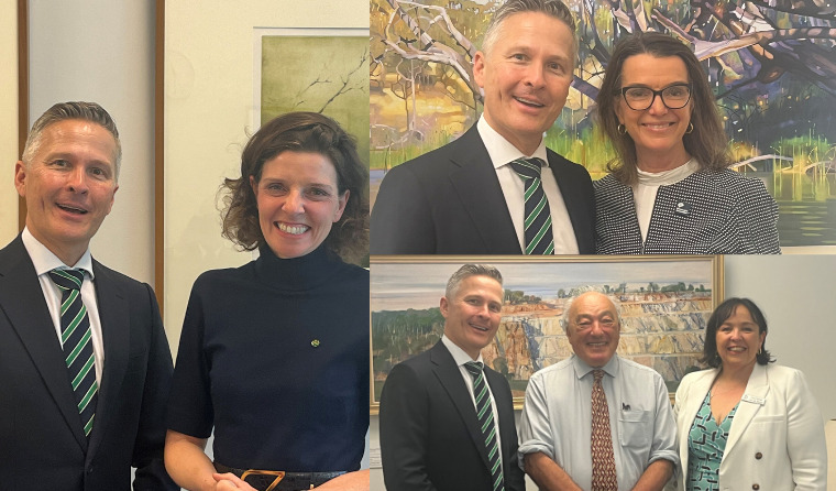 RACGP - ‘Keep up the momentum’: New RACGP President visits Parliament