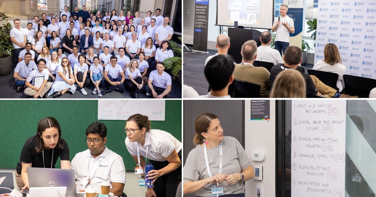 RACGP - Rewards of working together: Winning Hackathon team crowned